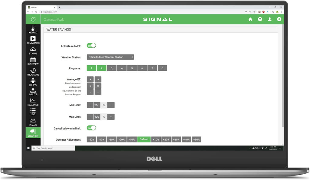 SignalCloud Web-Based Irrigation Control | SIGNAL Australia